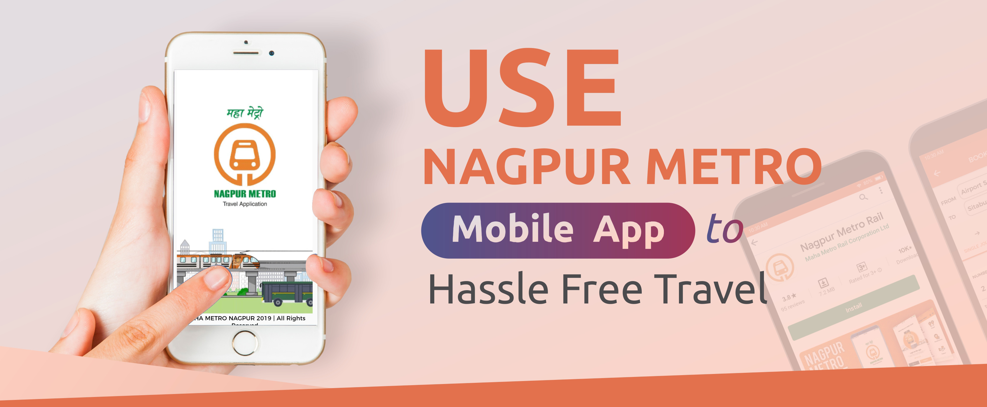 NMRCL - About Nagpur Metro Mobile App